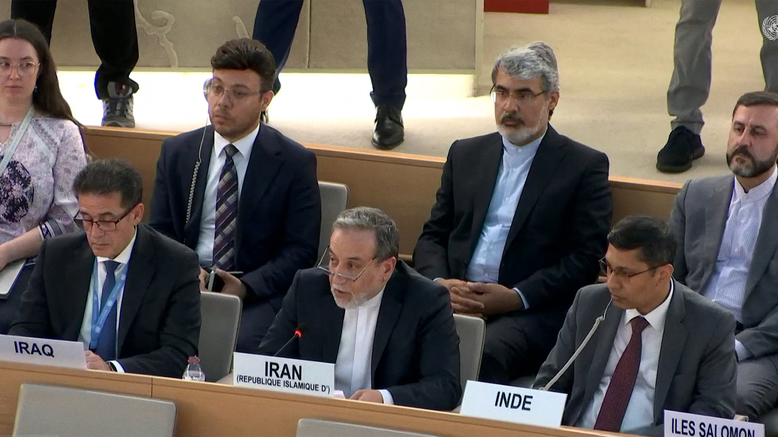 Iran’s FM Condemns Israeli Aggression in UN Human Rights Council Address