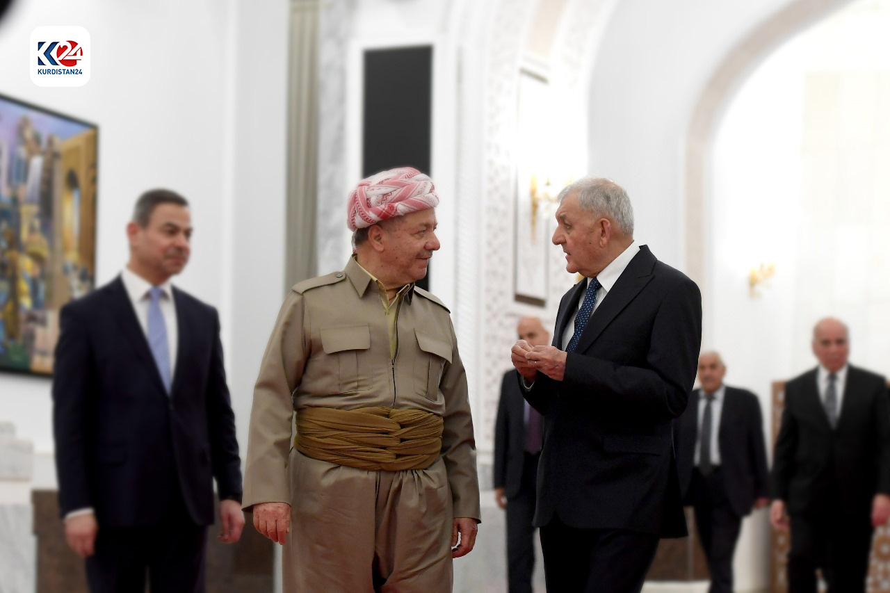 KDP President Masoud Barzani met up with Republic of Iraq’s President