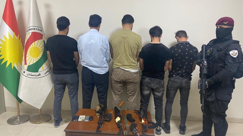 لە قەزای خەبات پێنج کەس لەسەر شەڕە تەقە دەستگیرکران