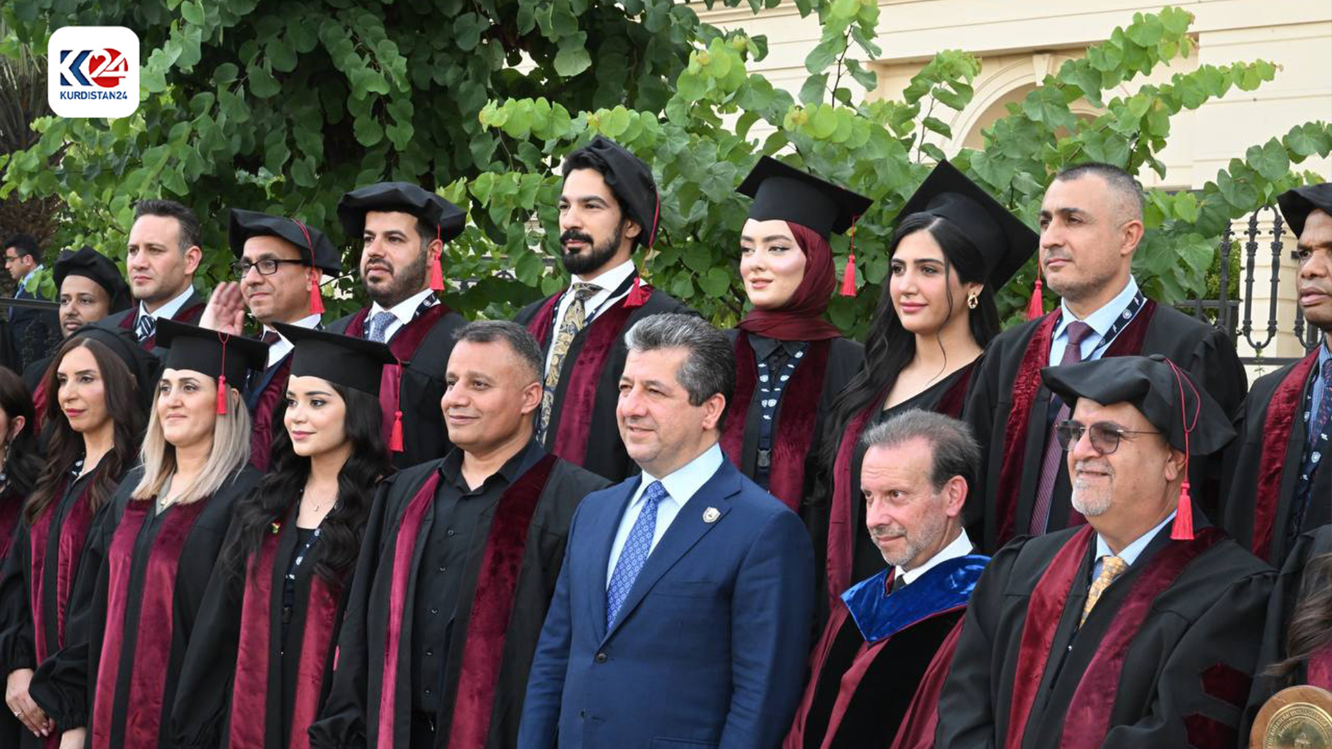 وێنە بەڕێوەچوونی ئاهەنگی دەرچوونی قوتابیانی زانکۆی ئەمەریکی کوردستان
