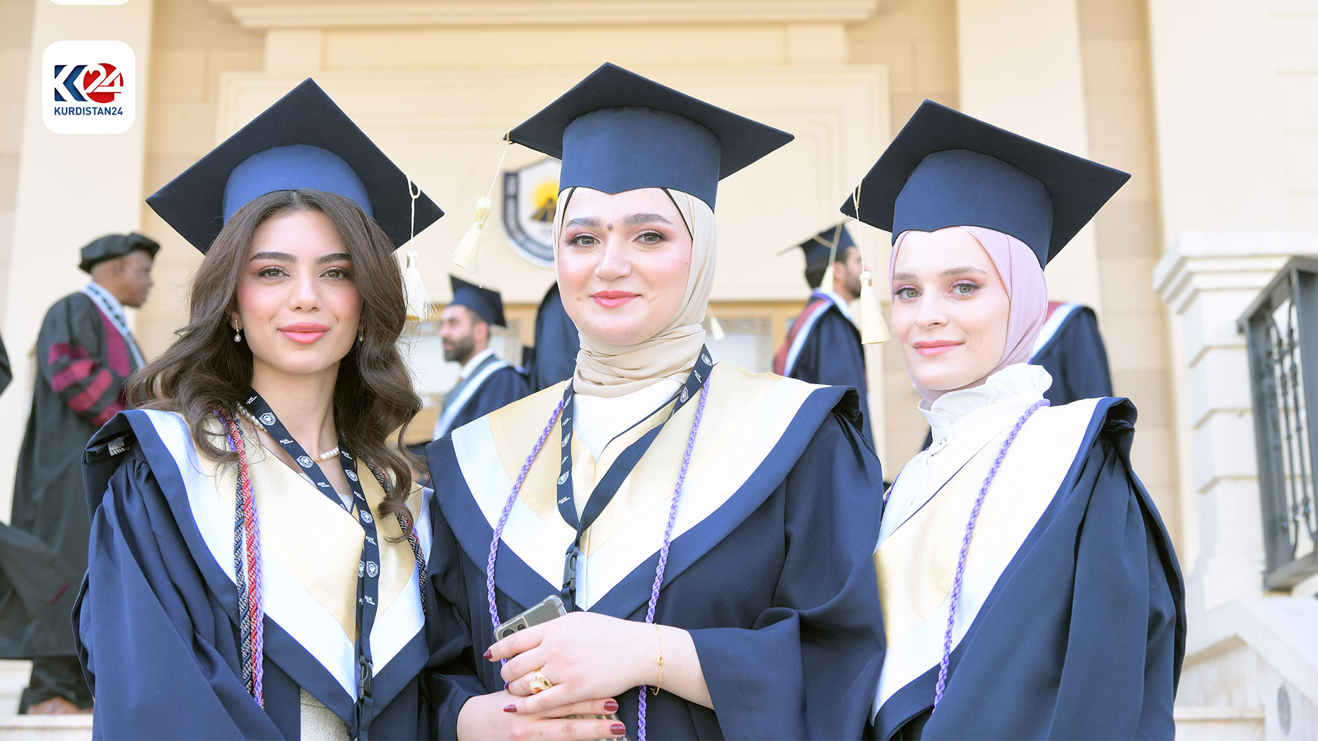 وێنە بەڕێوەچوونی ئاهەنگی دەرچوونی قوتابیانی زانکۆی ئەمەریکی کوردستان