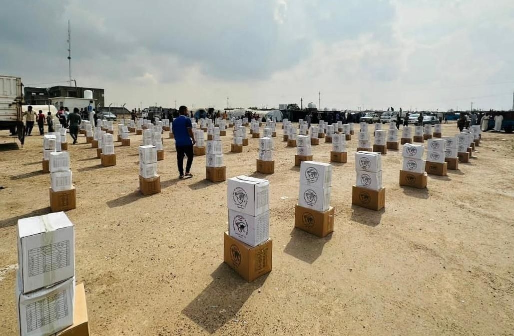 الهجرة تعلن توزيع 950 حصة إغاثية للنازحين في عشوائيات الأنبار