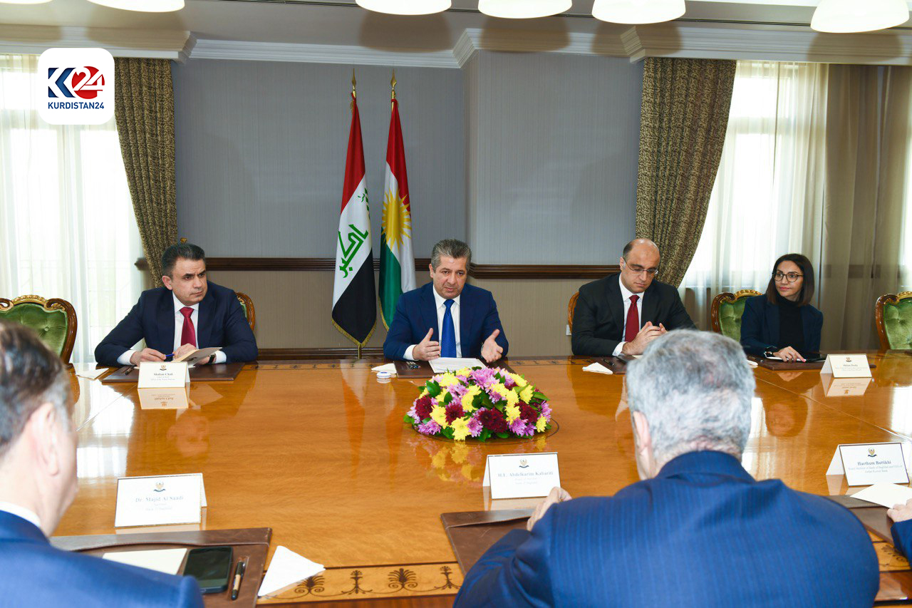 PM Barzani receives senior delegations from Baghdad and Jordan Kuwait banks