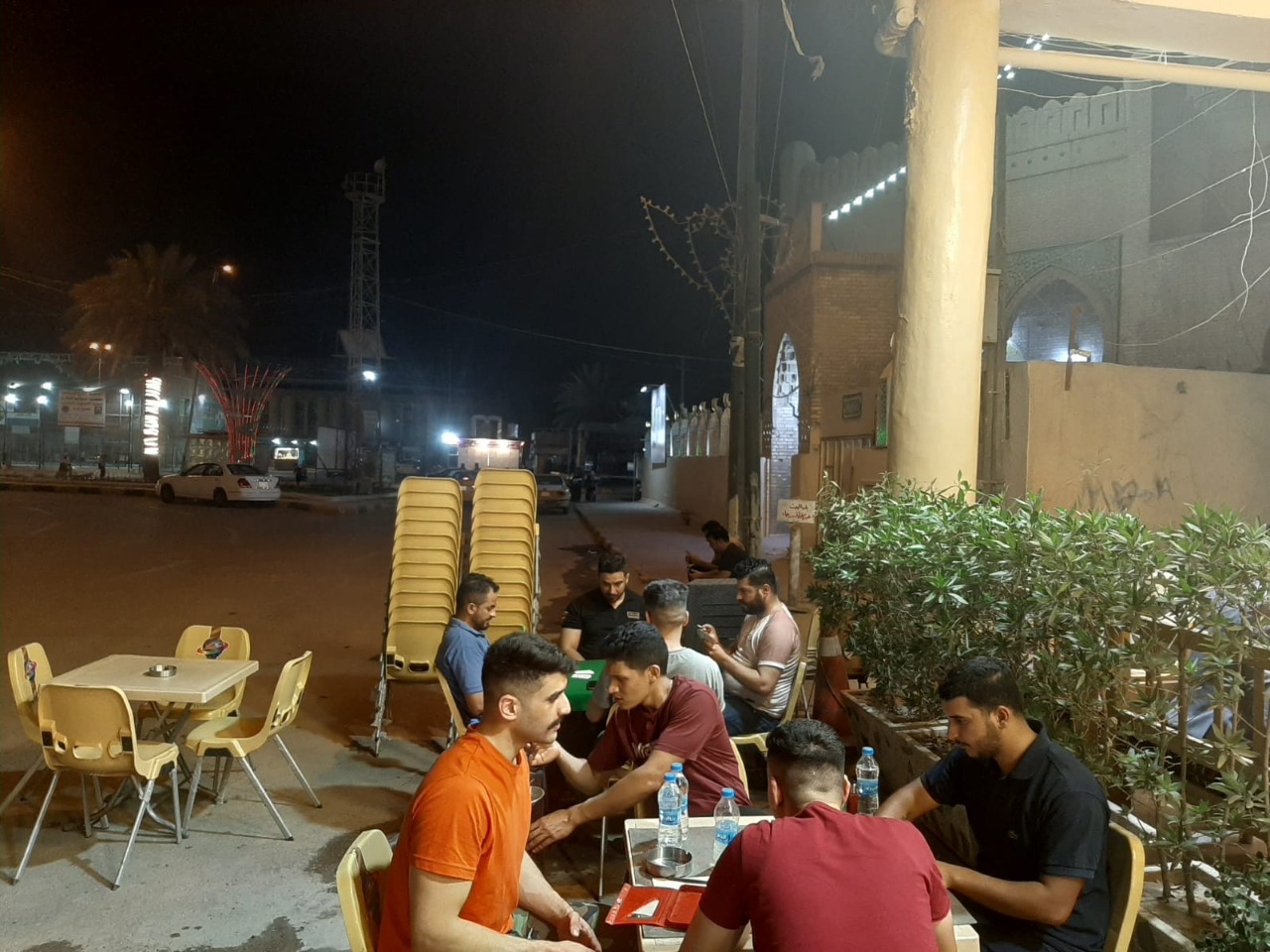 Refurbished Kurdish café in Baghdad run by a woman