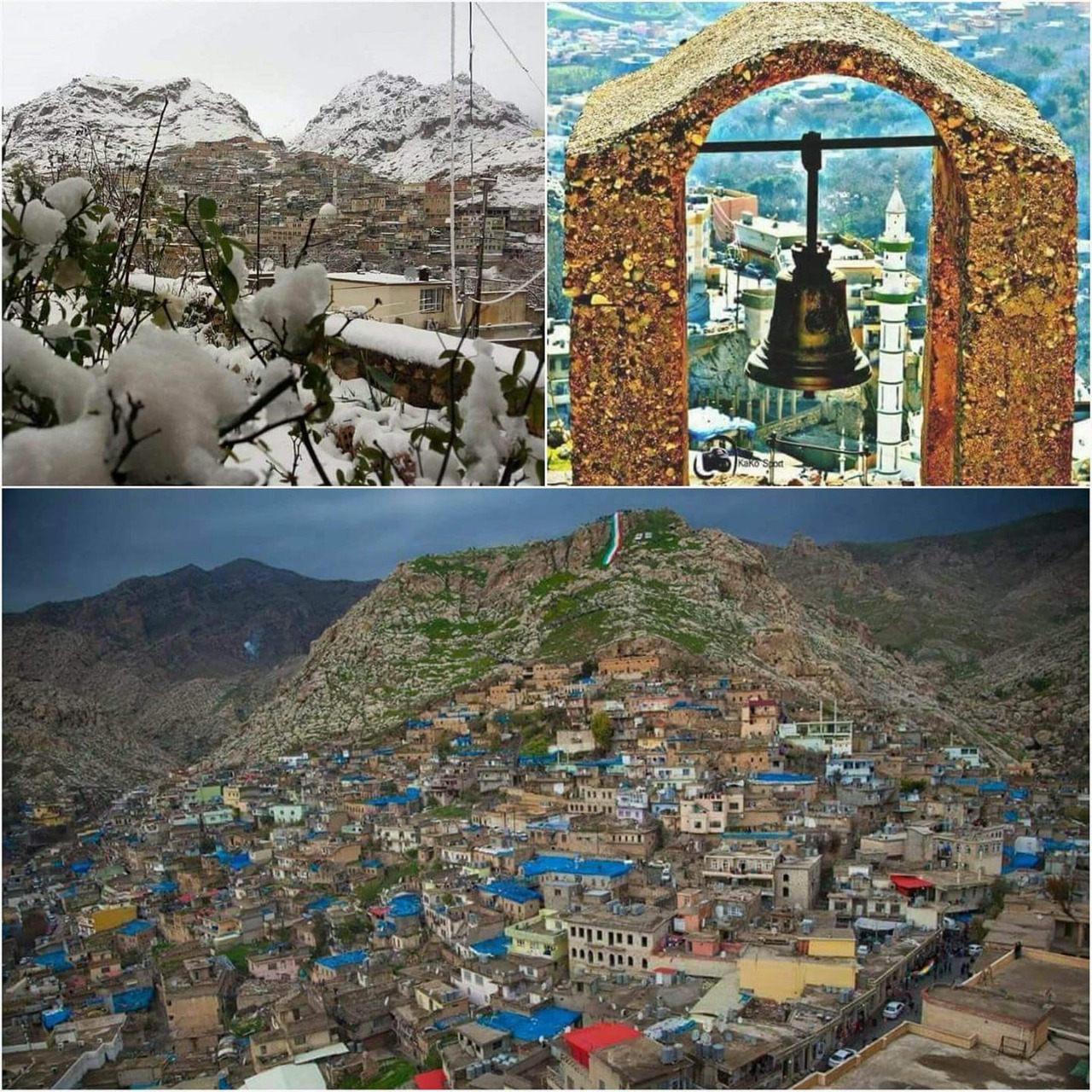 Akre, a Kurdish city coming from fire