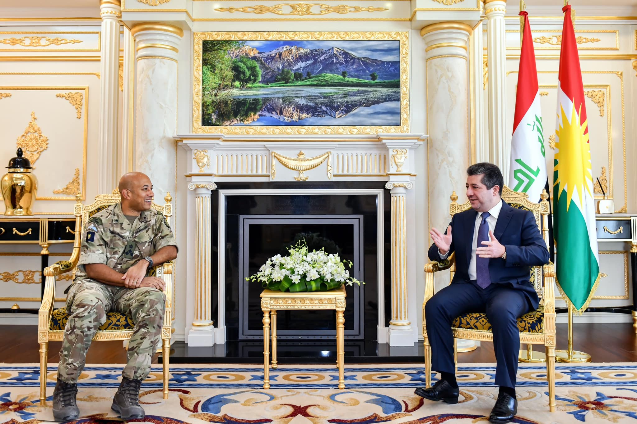 PM Barzani, anti-ISIS coalition discuss Peshmerga reform