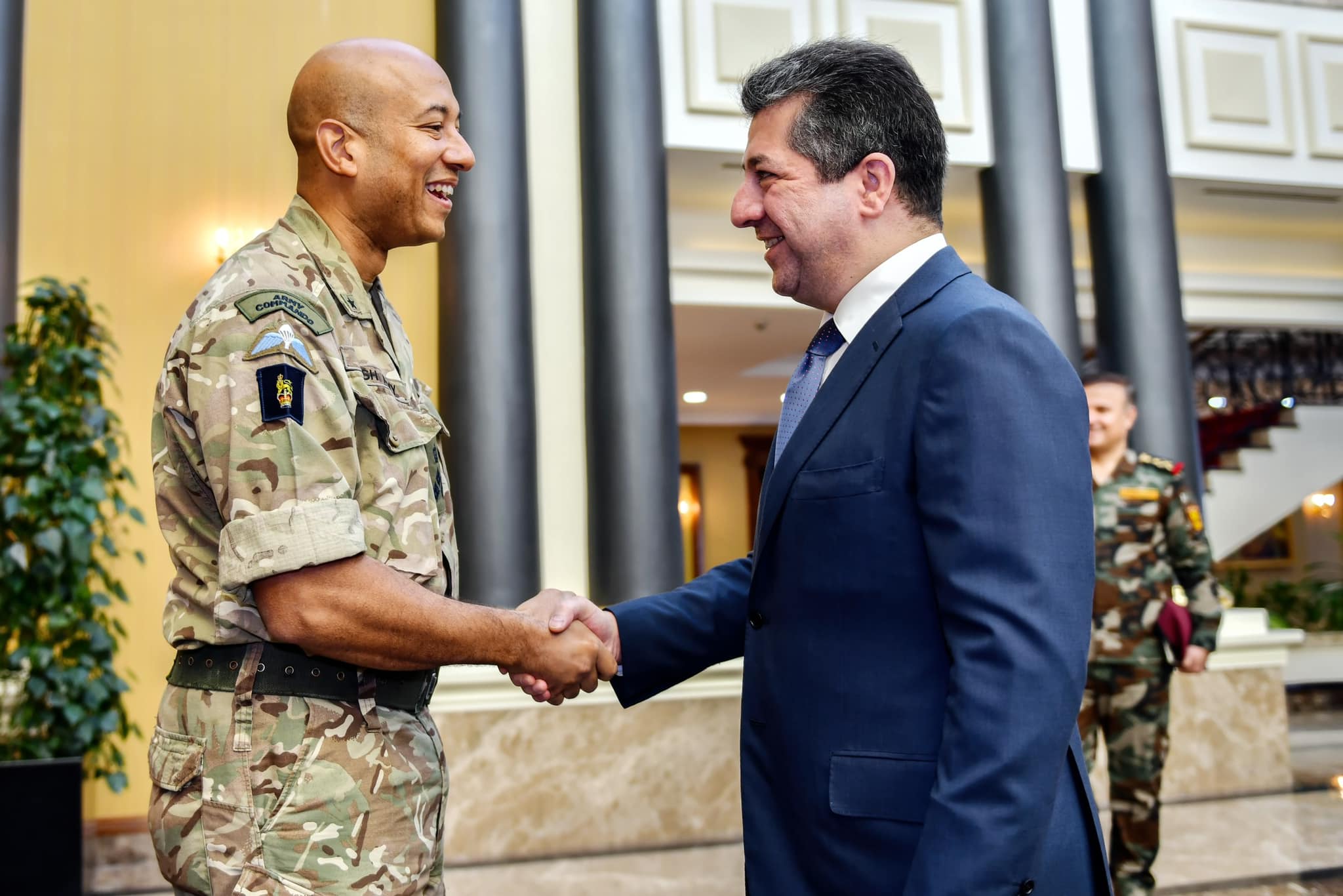 PM Barzani, anti-ISIS coalition discuss Peshmerga reform
