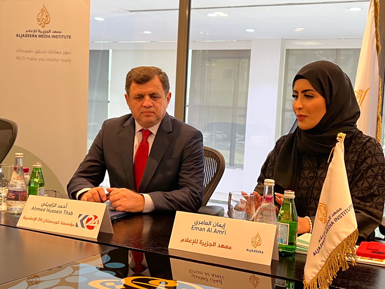 Kurdistan 24, Al Jazeera Media Institute sign memorandum of cooperation