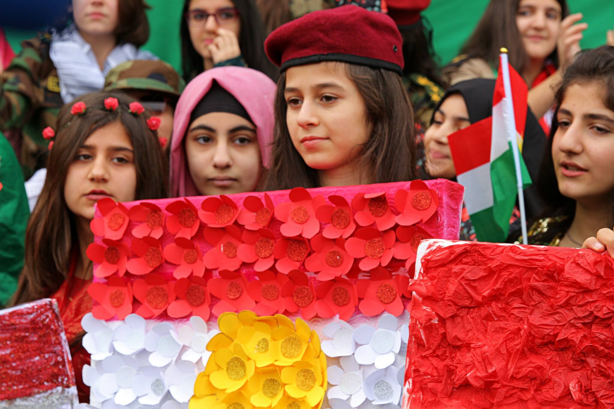 Kurds celebrate Kurdistan Flag Day