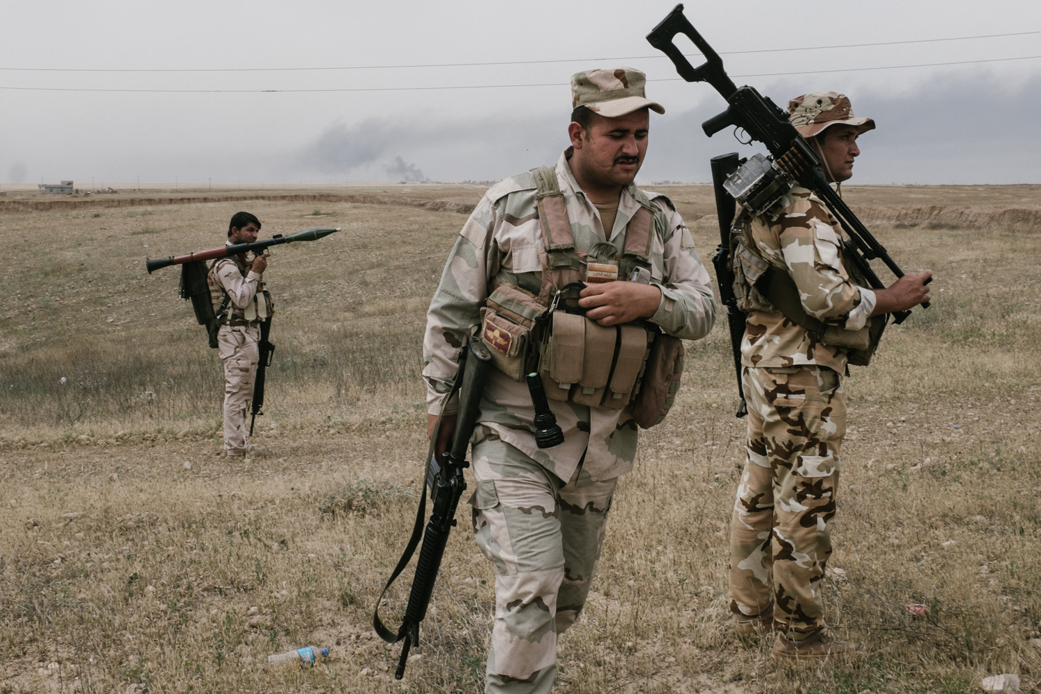 PHOTOS: Iraqi army frees Arab village near Makhmour
