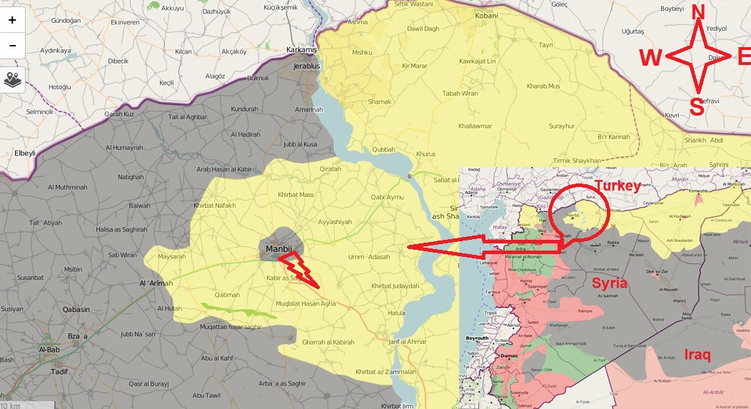 Kurdish-led forces liberate southeast neighborhoods of Manbij