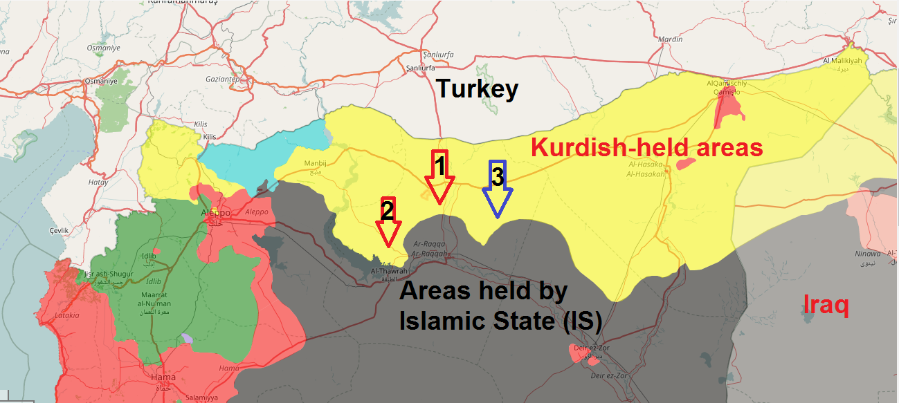 US-backed Syrian forces liberate areas east of Raqqa