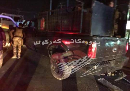 WATCH: Peshmerga, security prevent Hashd al-Shaabi arms transfer in Kirkuk