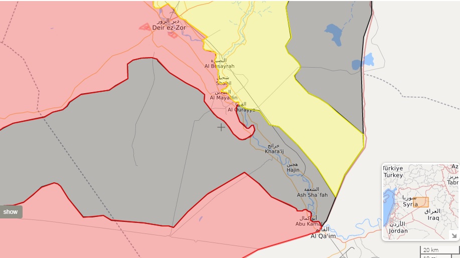 YPG-led forces advance in eastern Syria, reach border with Iraq