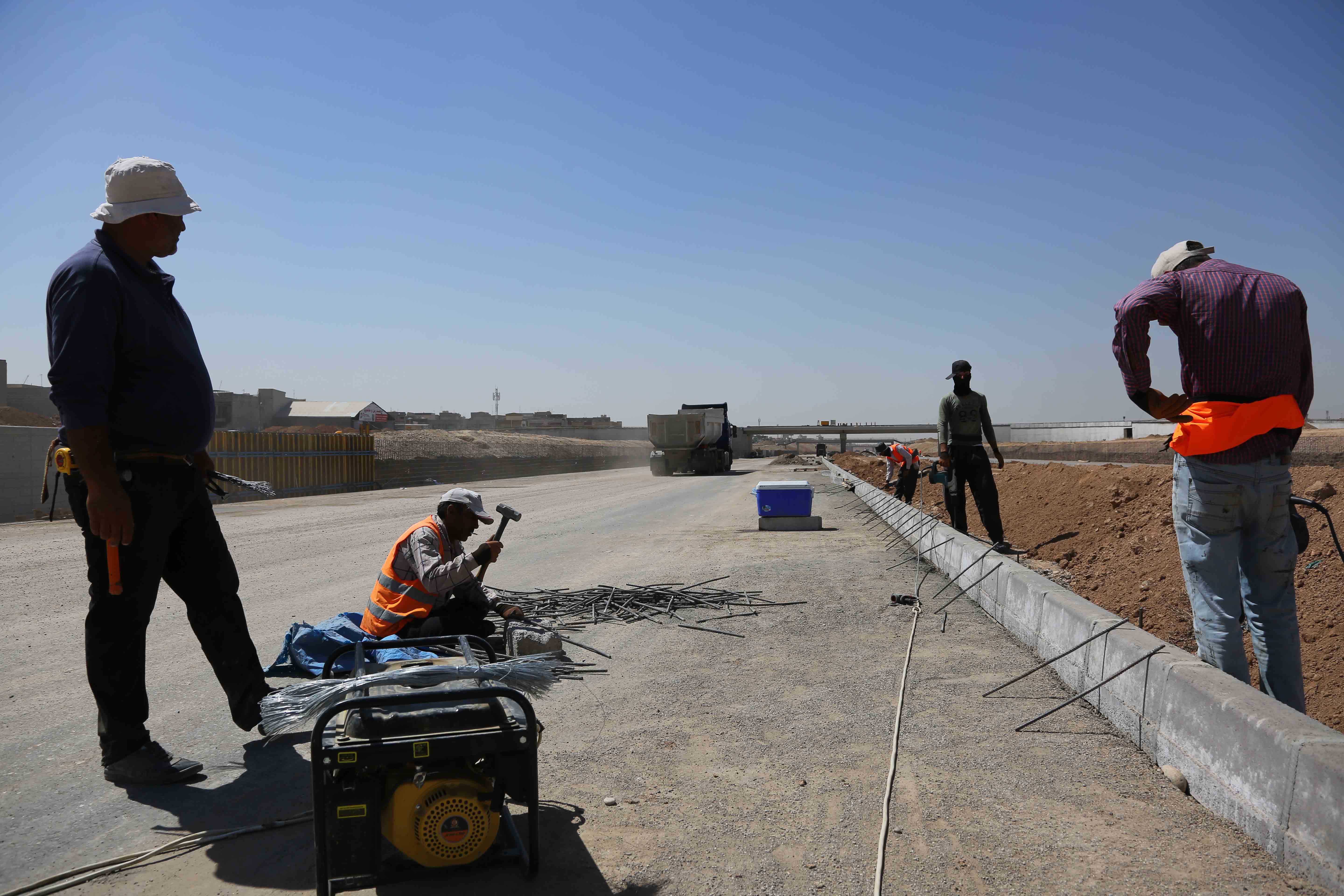 IN PICTURES: Erbil highway a labor of strong will and determination