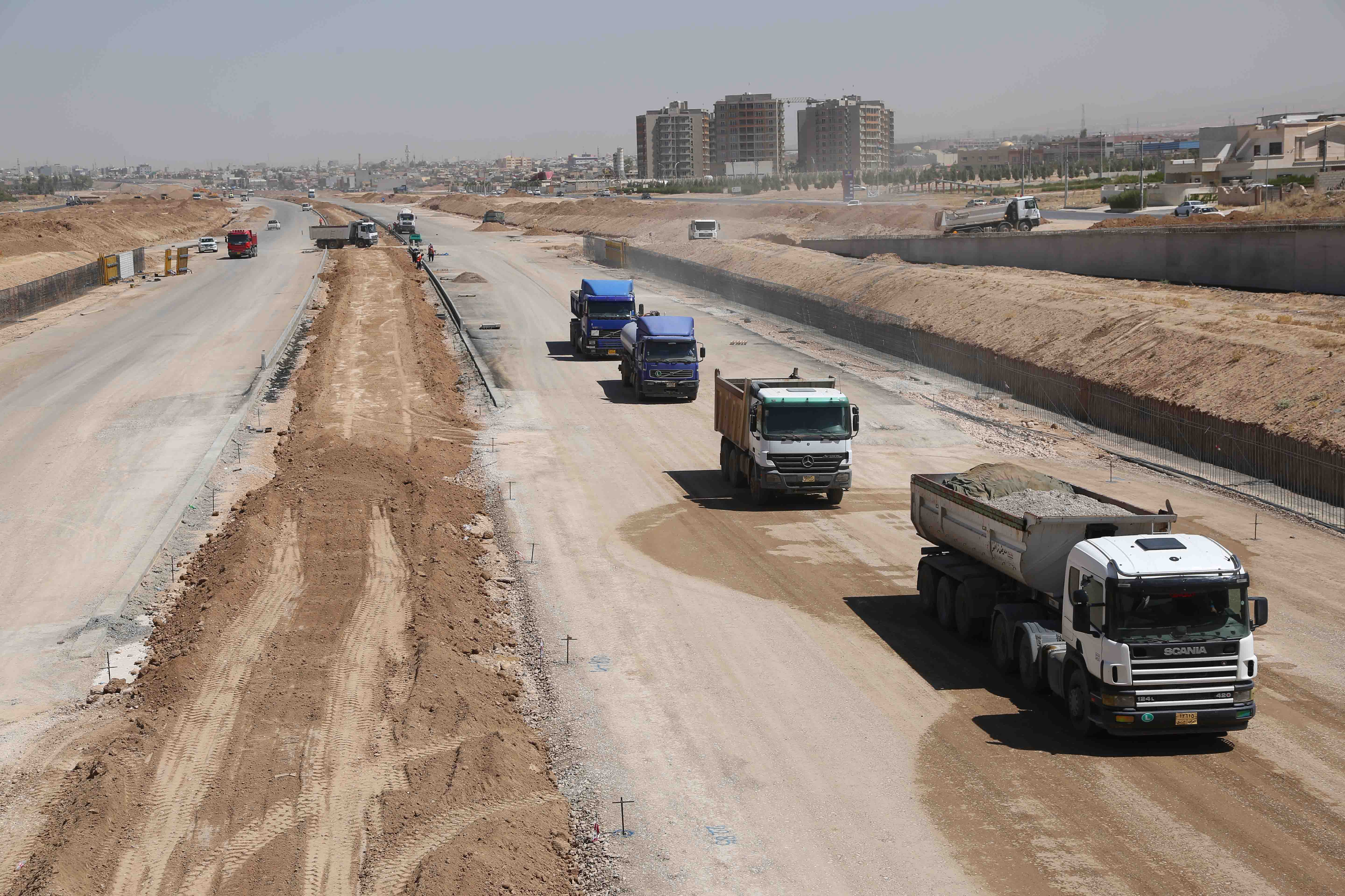 IN PICTURES: Erbil highway a labor of strong will and determination