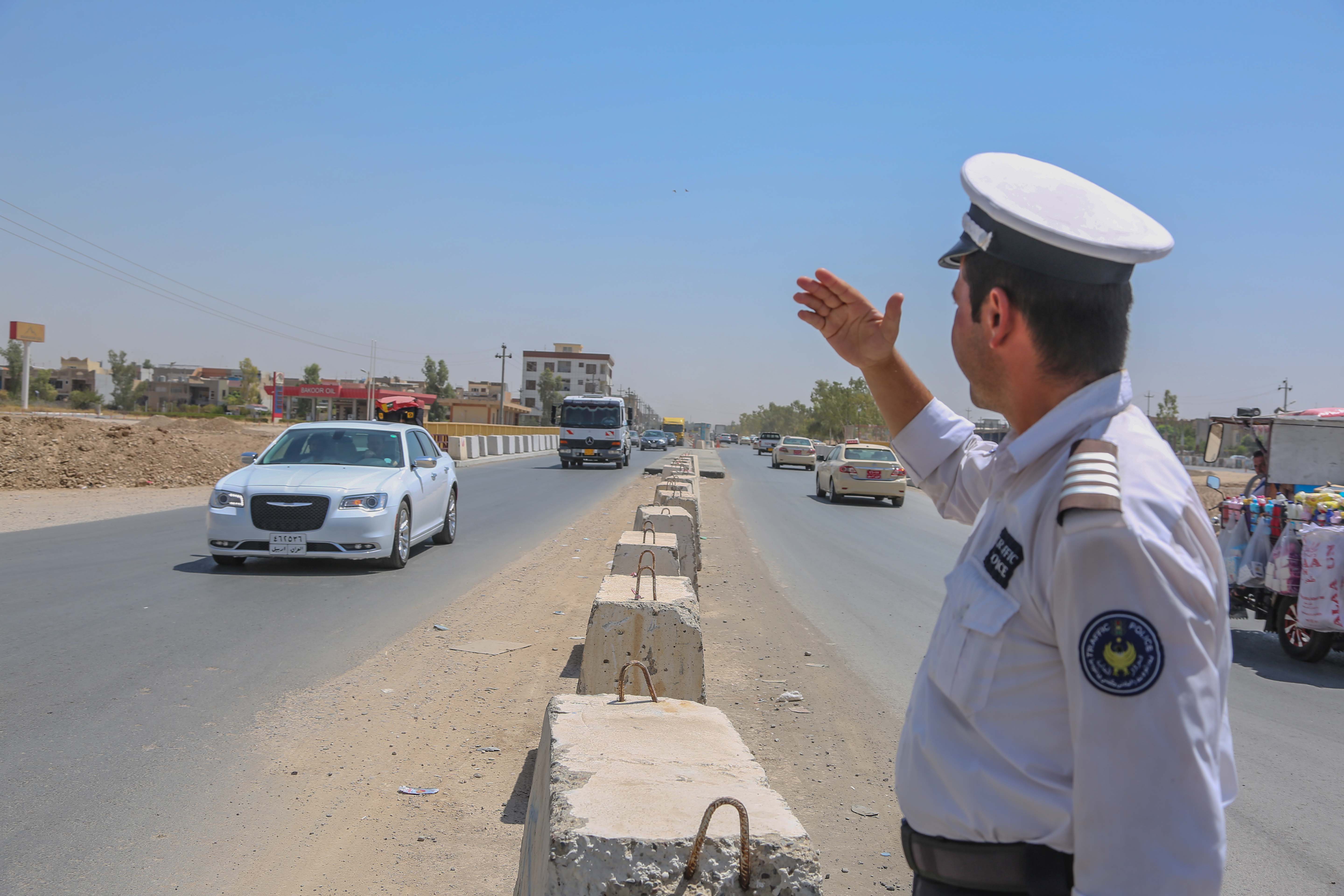 IN PICTURES: Erbil highway a labor of strong will and determination